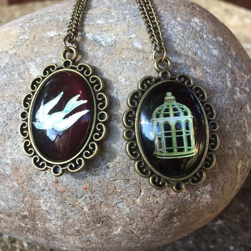 Bioshock Infinite Bird/cage Necklace - Etsy UK