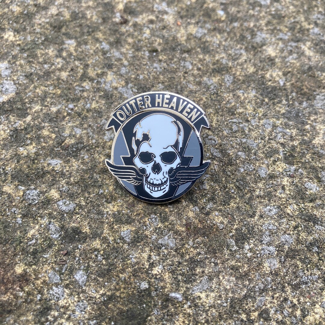 Outer Heaven Enamel Pin Enamel Pin Badge Metal Gear Solid Inspired MGS ...