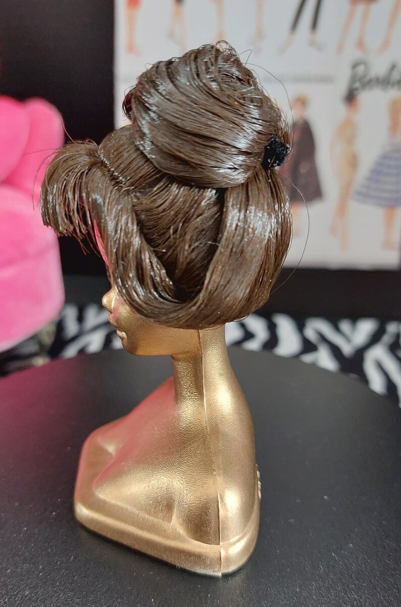 Rare Vintage 1964 Barbie 1009 Wardrobe Midge Geisha Girl Topknot Pouf ...