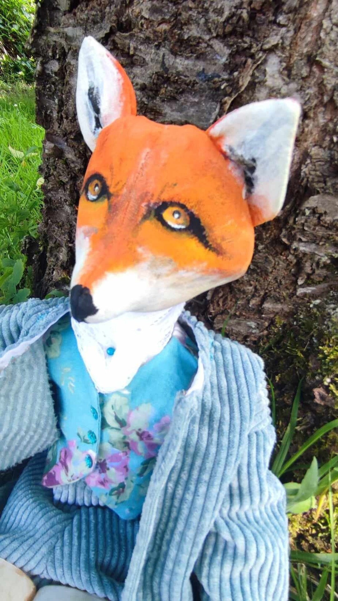 Mister Fox, Art and Decoration Doll, Inspired by the Fable the Raven ...