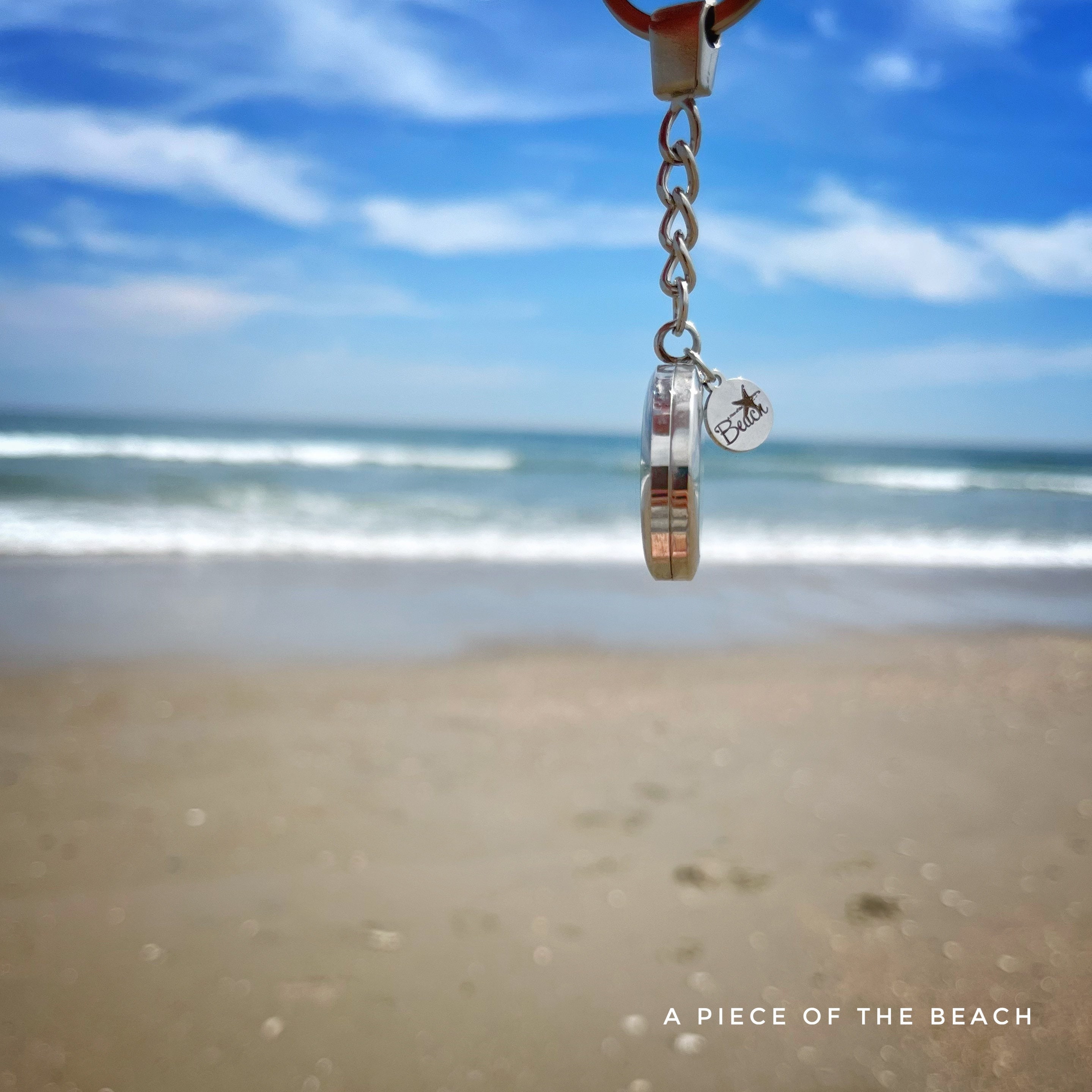 Sand Keychain, Beach Keychain, Beach Gift, Sand Filled Keychain ...