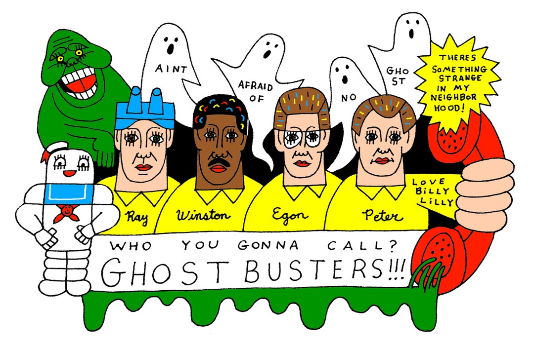 Ghostbusters 11''x17'' Print - Etsy