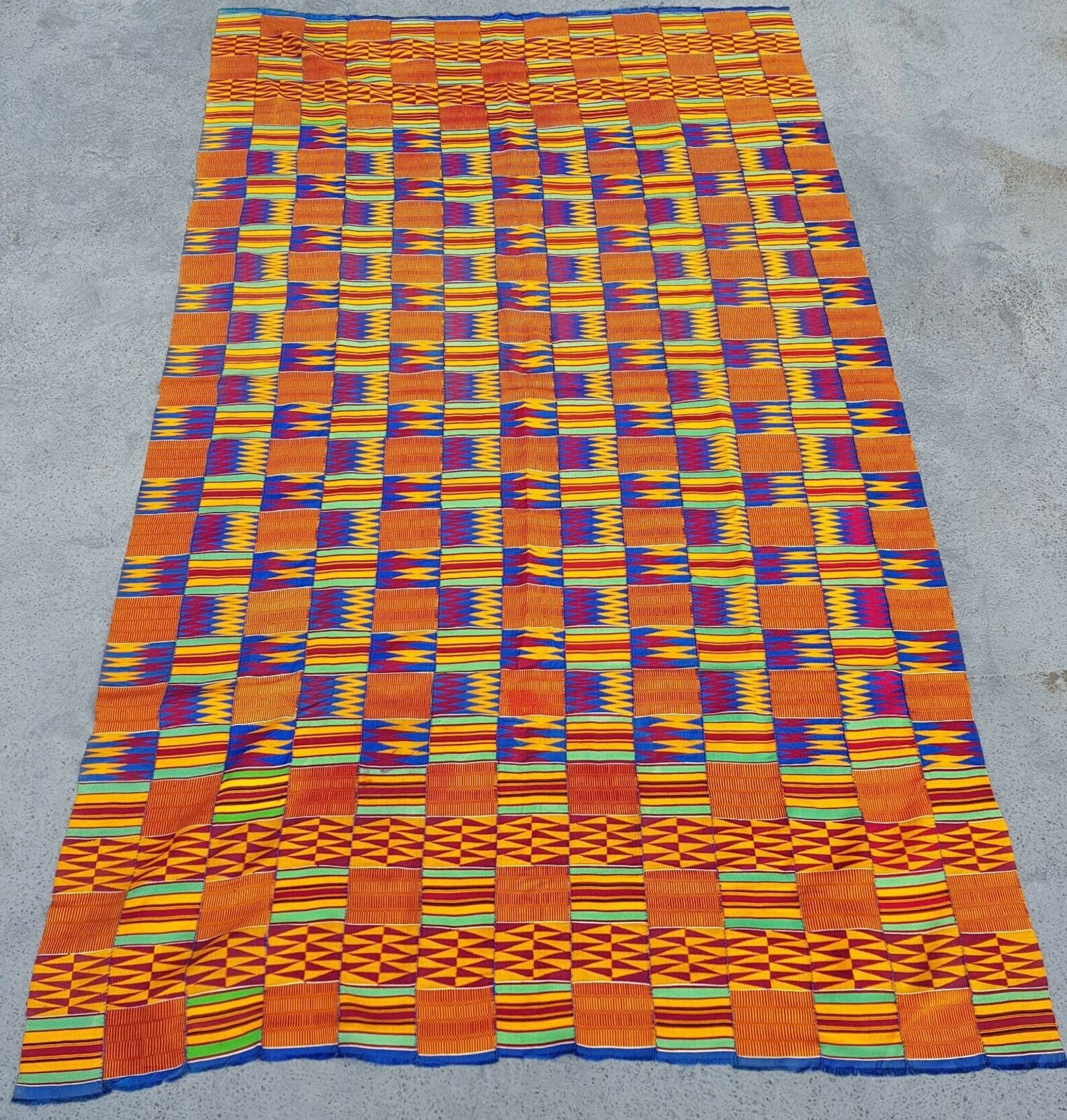 Kente Cloth Ashanti tribe Ghana Vintage textile in traditional | Etsy