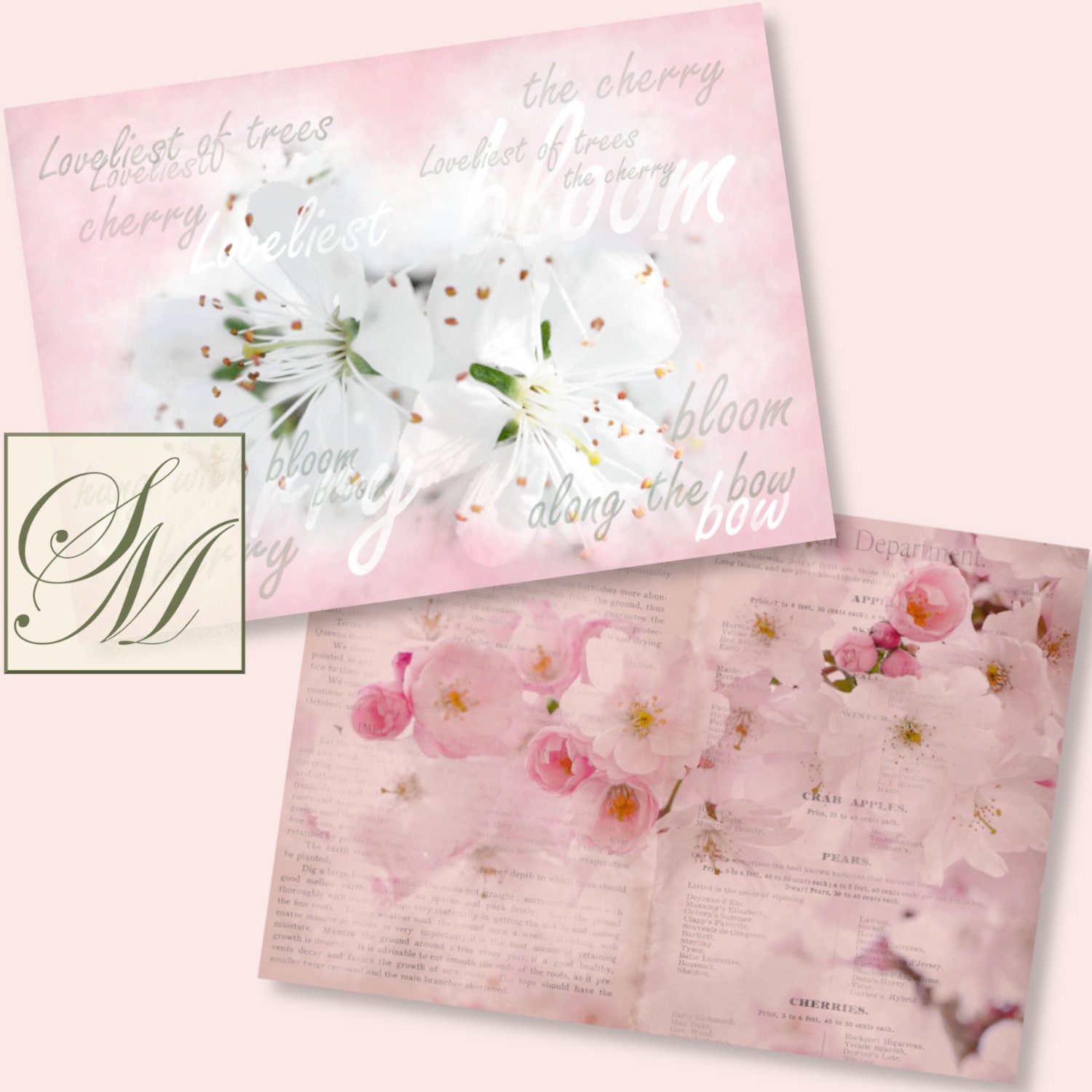 Beautiful Blossom Journal Pages Kit - Etsy UK