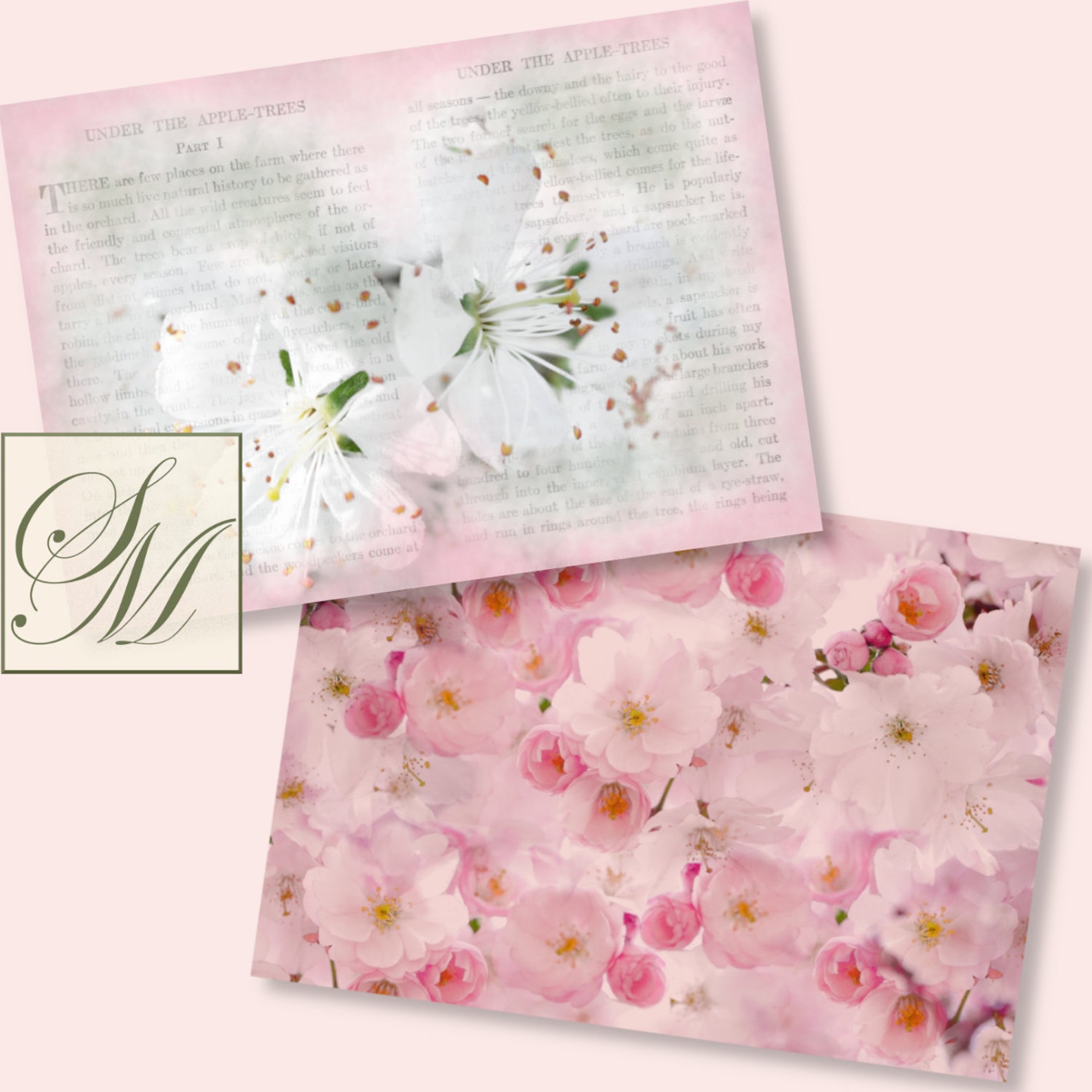 Beautiful Blossom Journal Pages Kit - Etsy UK