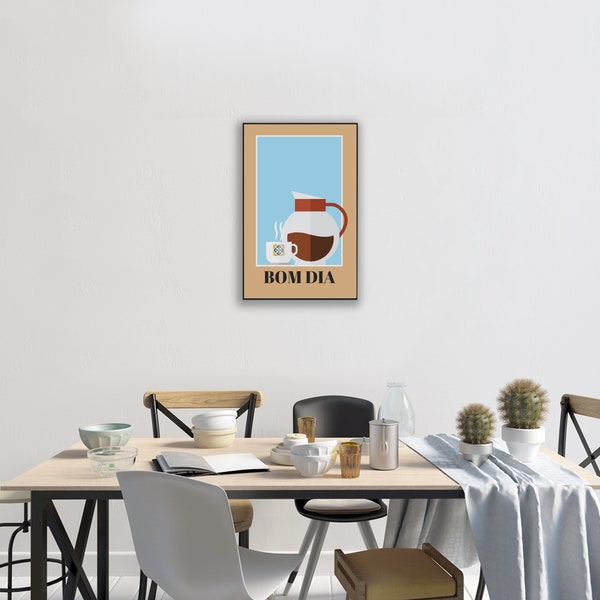 Bom Dia Poster - Etsy