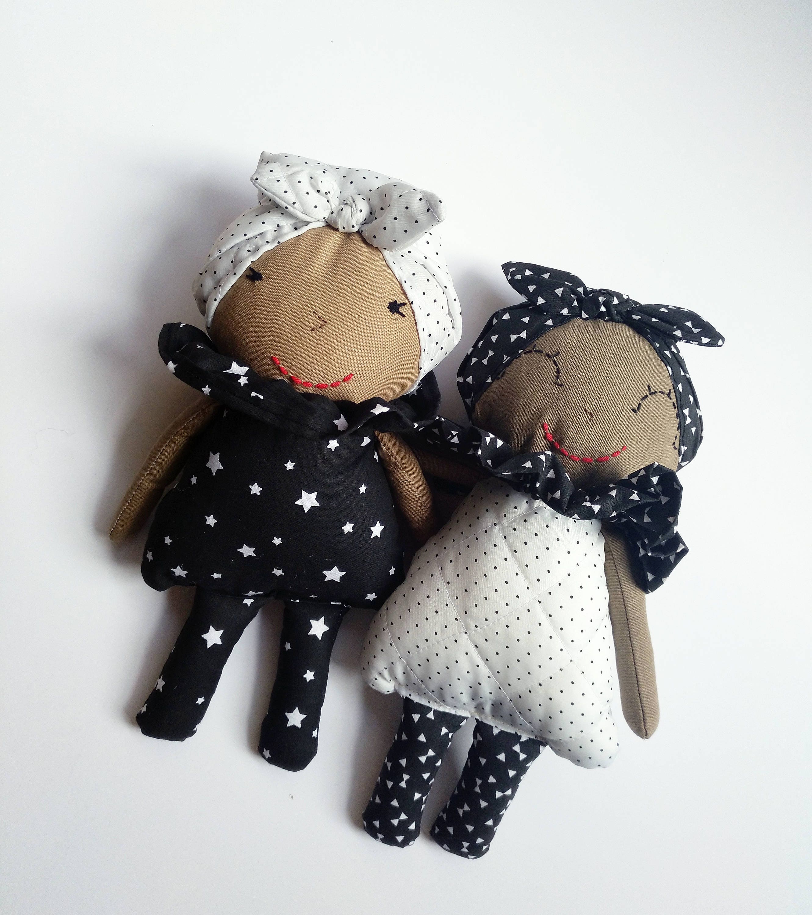 Doll, Fabric Doll, Soft homemade toys, Girl Nursery, Rag Doll, Nursery ...