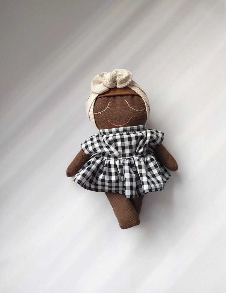 Mini Miranda, Doll, Fabric Doll, Soft homemade toys, Nursery Decor ...