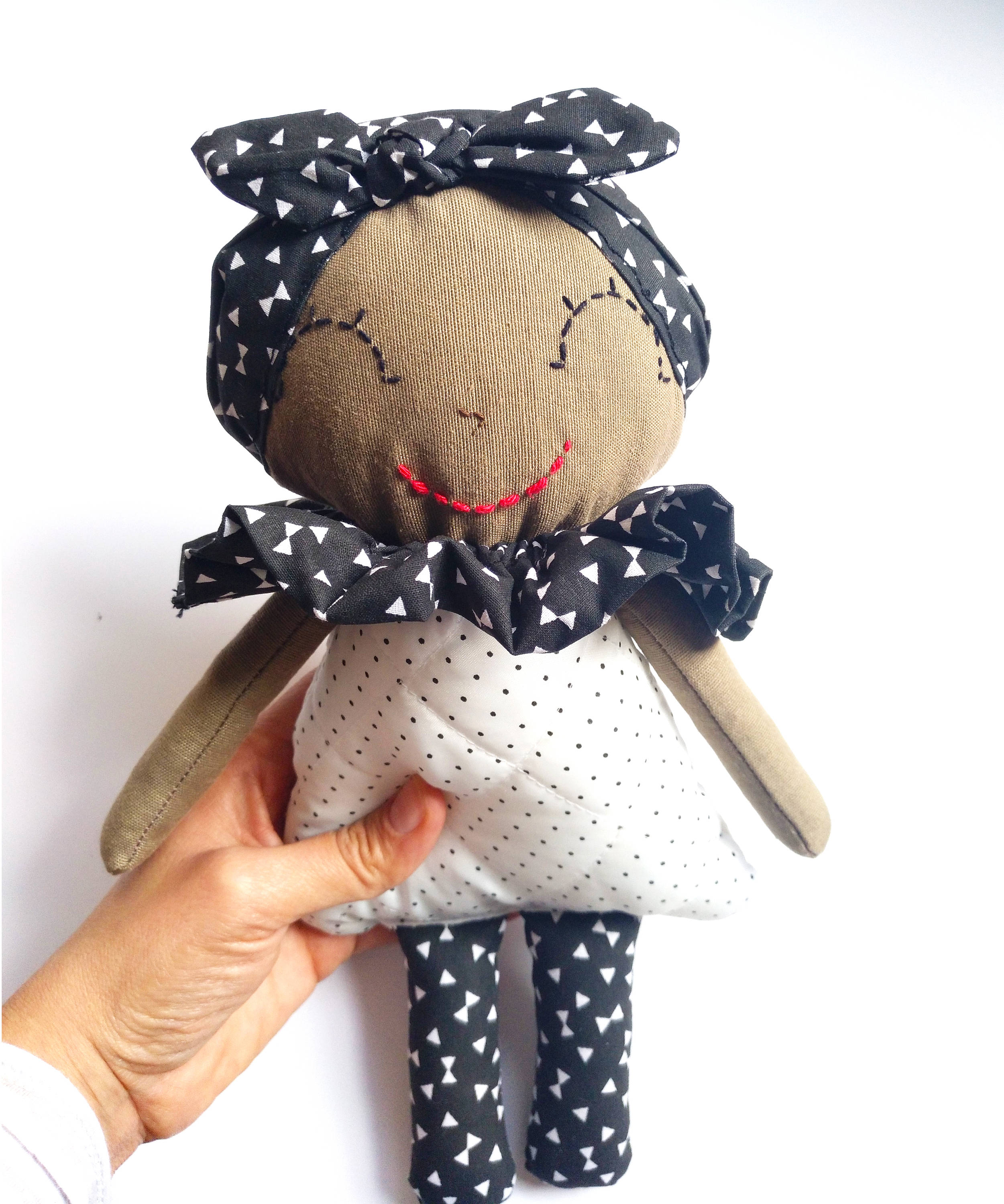 Doll, Fabric Doll, Soft homemade toys, Girl Nursery, Rag Doll, Nursery ...
