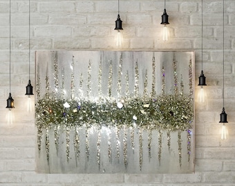 Glitter Wall Art | Etsy