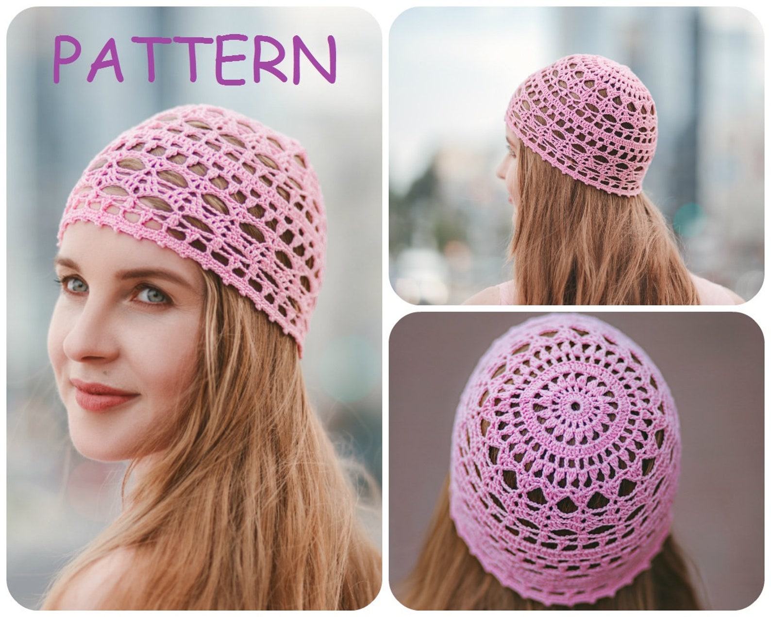 Best Lace Crochet Hat Pattern Crochet Hat Lace Pattern - Etsy