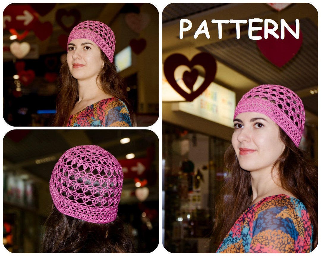 Rings of Lace Beanie Crochet Pattern - Summer Crochet Hat Pattern ...