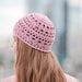 Best Lace Crochet Hat Pattern Crochet Hat Lace Pattern Boho Hat Crochet ...