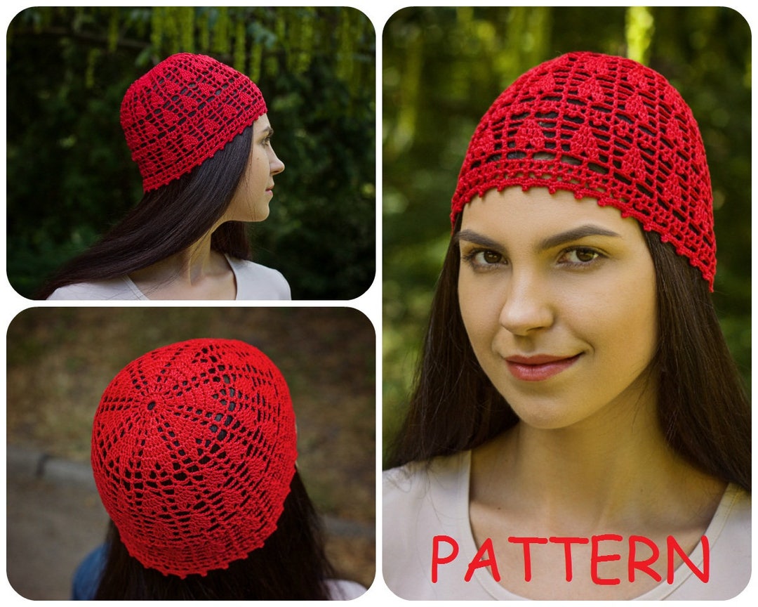 Graph Pattern Crochet Hat Queen of Hearts PDF Crochet - Etsy