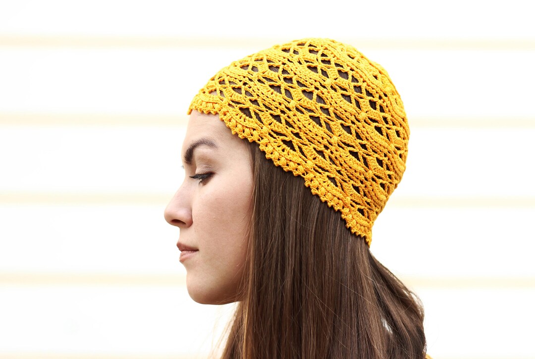 Crochet Hat Pattern, Summer Beanie Crochet Pattern for Women, Summer ...