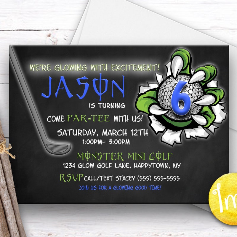 Golf Invitations - Etsy