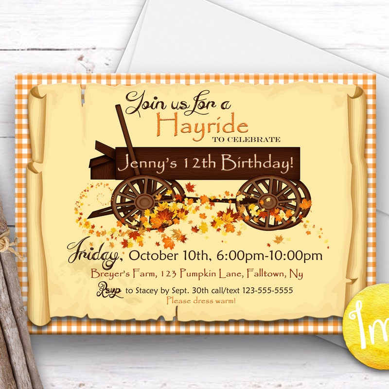 Fall Invitations - Etsy