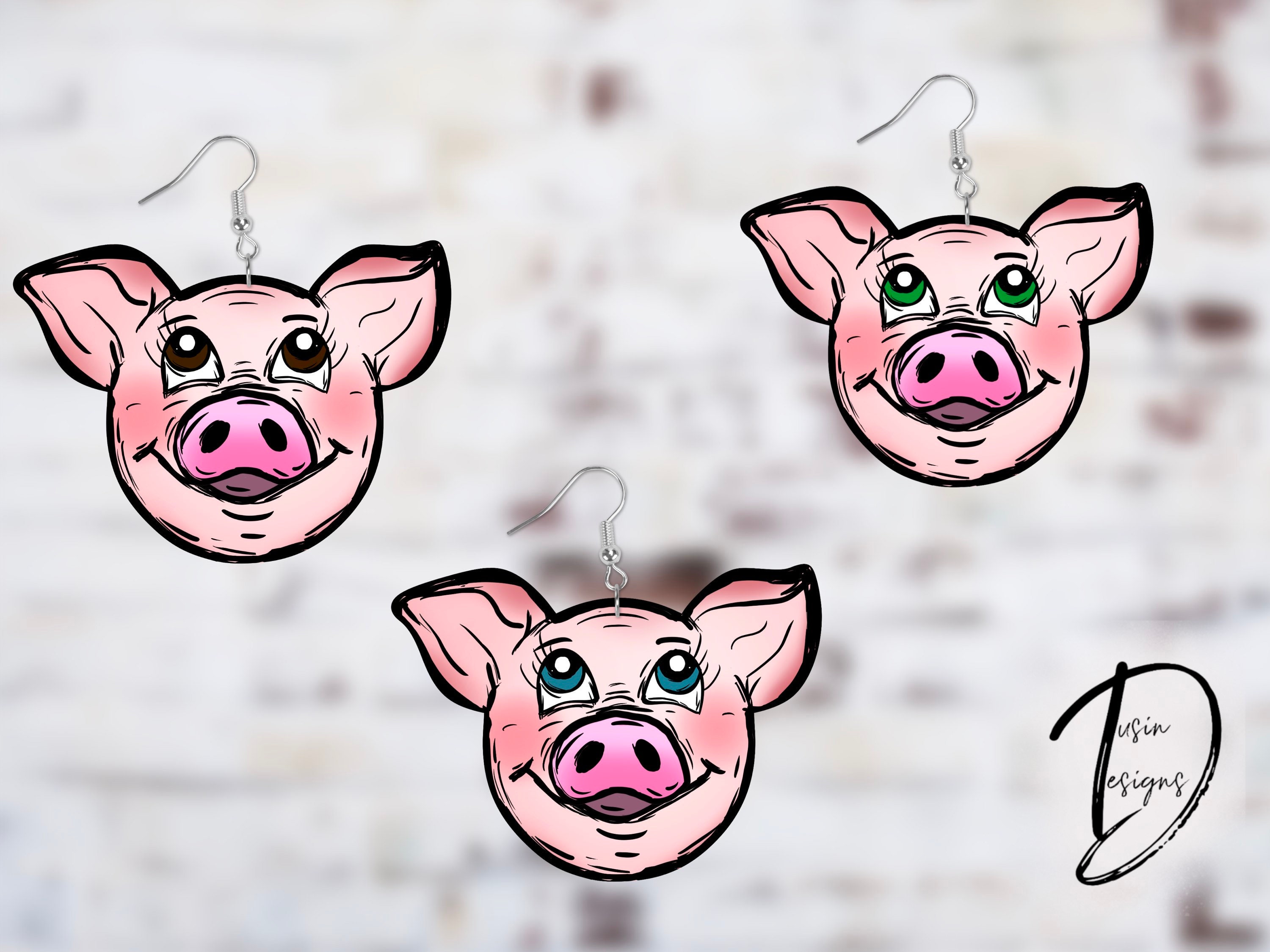 Pig Head Design - Etsy