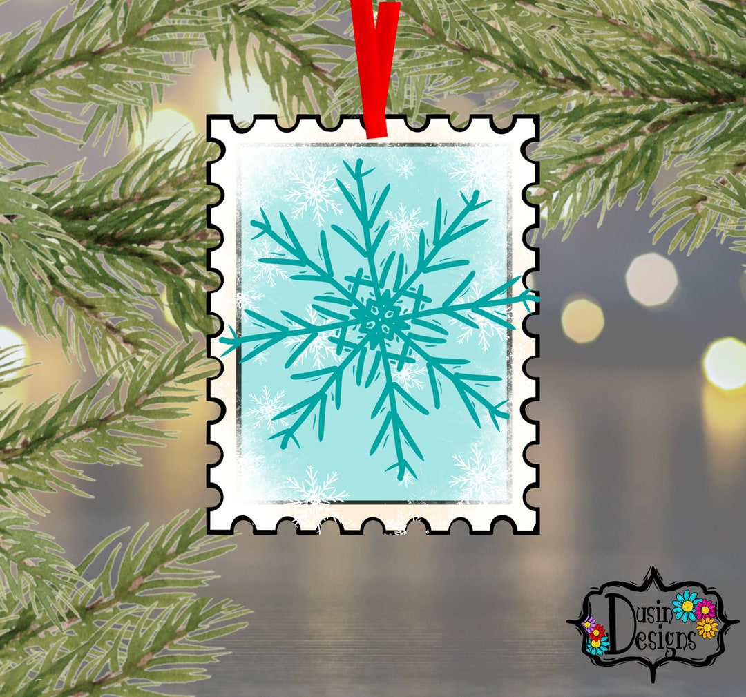 Stamp PNG, Christmas Stamp PNG, Stamp Earrings, Snowflake Stamp, - Etsy