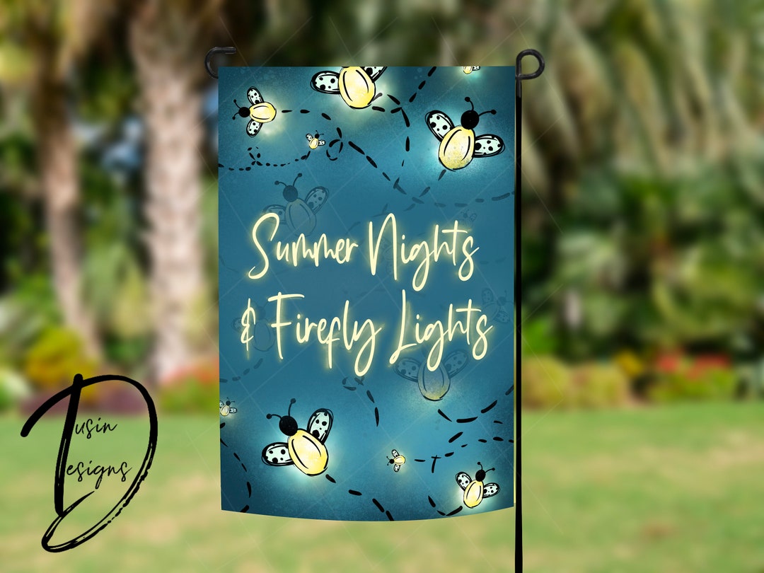 Garden Flag PNG, Firefly Png, Firefly Garden Flag, Summer Garden Flag ...