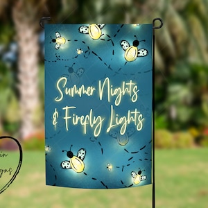 Garden Flag PNG, Firefly Png, Firefly Garden Flag, Summer Garden Flag ...