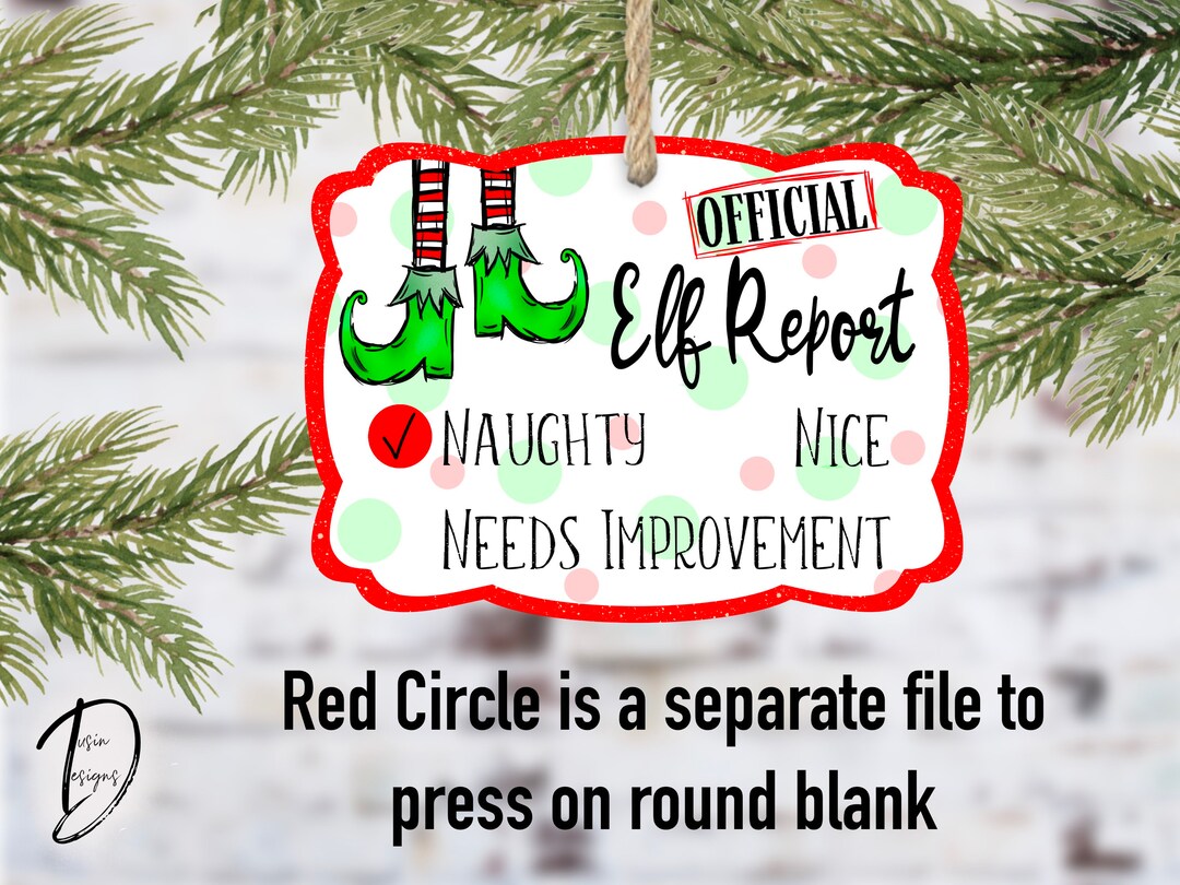 Elf Daily Report PNG, Elf Bobber Bulb, Red and Green Bobber Bulb PNG ...