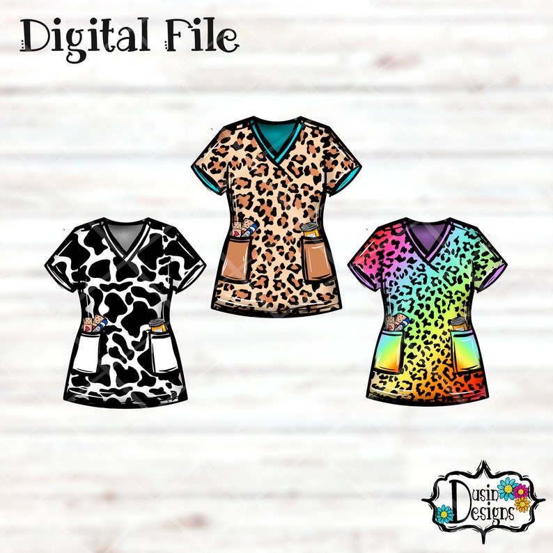 Cow Scrub PNG, Cheetah Scrub PNG, Scrub PNG, Scrub Earrings, Scrub ...