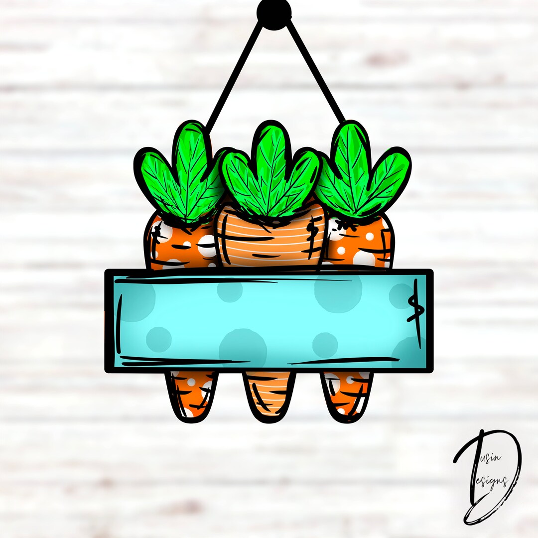 Easter Welcome Sign PNG, Digital File, Easter Sign, Carrot Welcome Sign ...