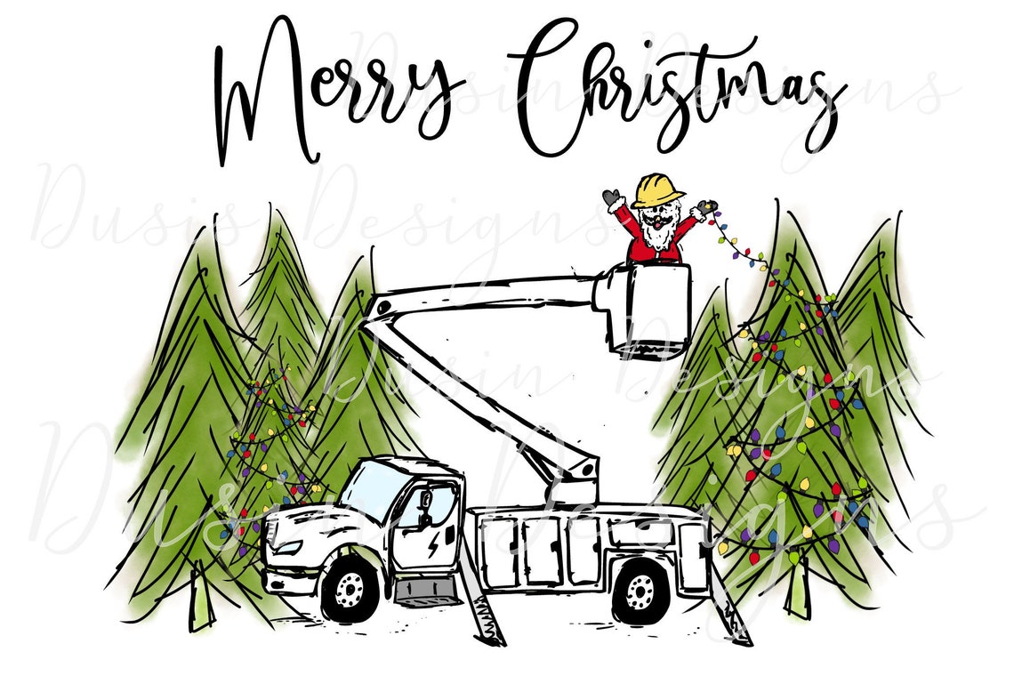 Bucket Truck PNG Bucket Truck Sublimation Bucket Truck | Etsy