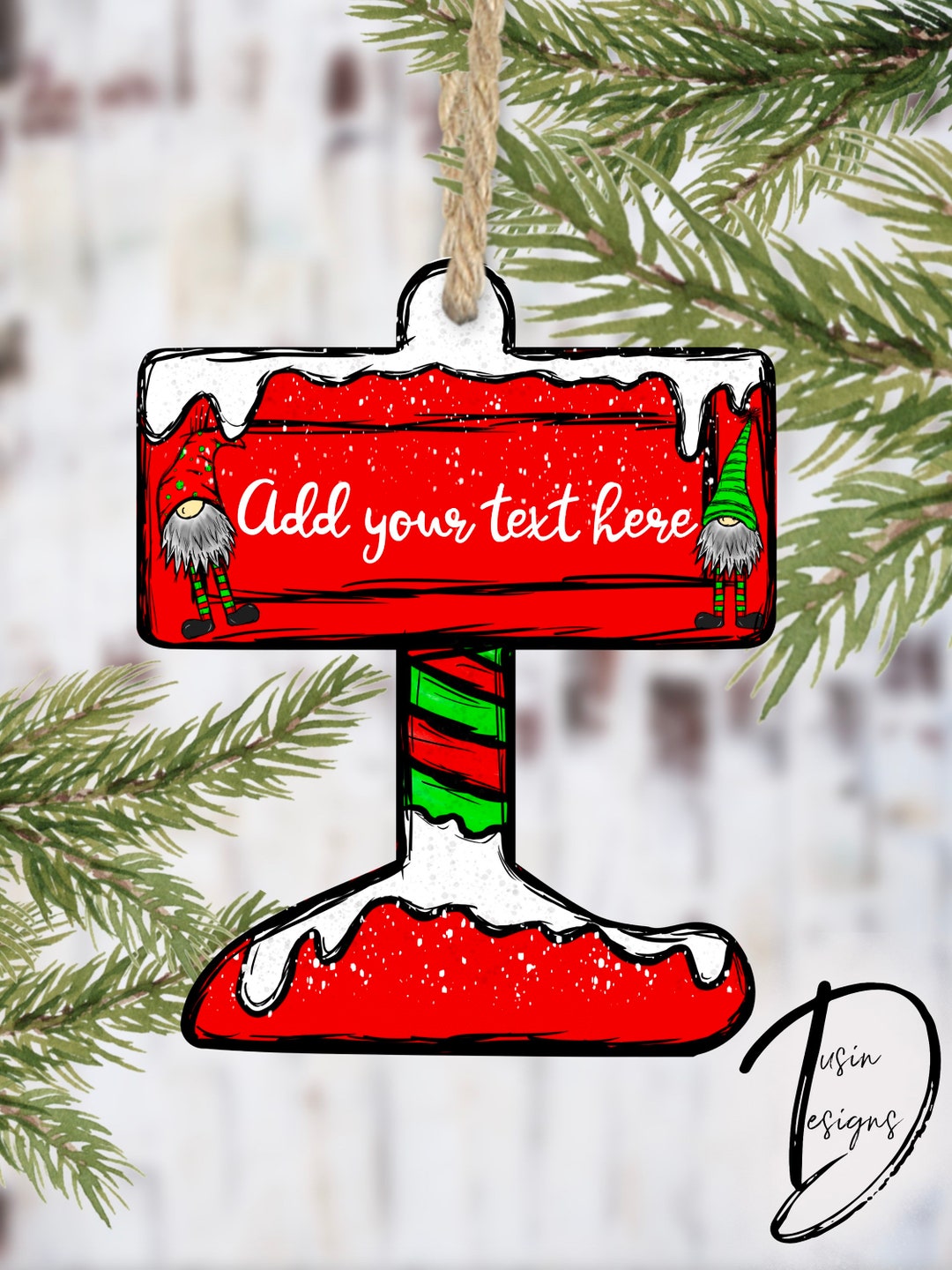 Christmas Winter Sign PNG, Christmas Ornament, Christmas Gift PNG, Red ...