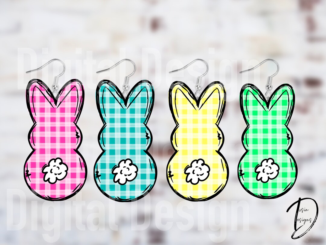 Peep, , Bunny Png, Plaid Bunny Png, Plaid Peep Png, Pastel Peep - Etsy