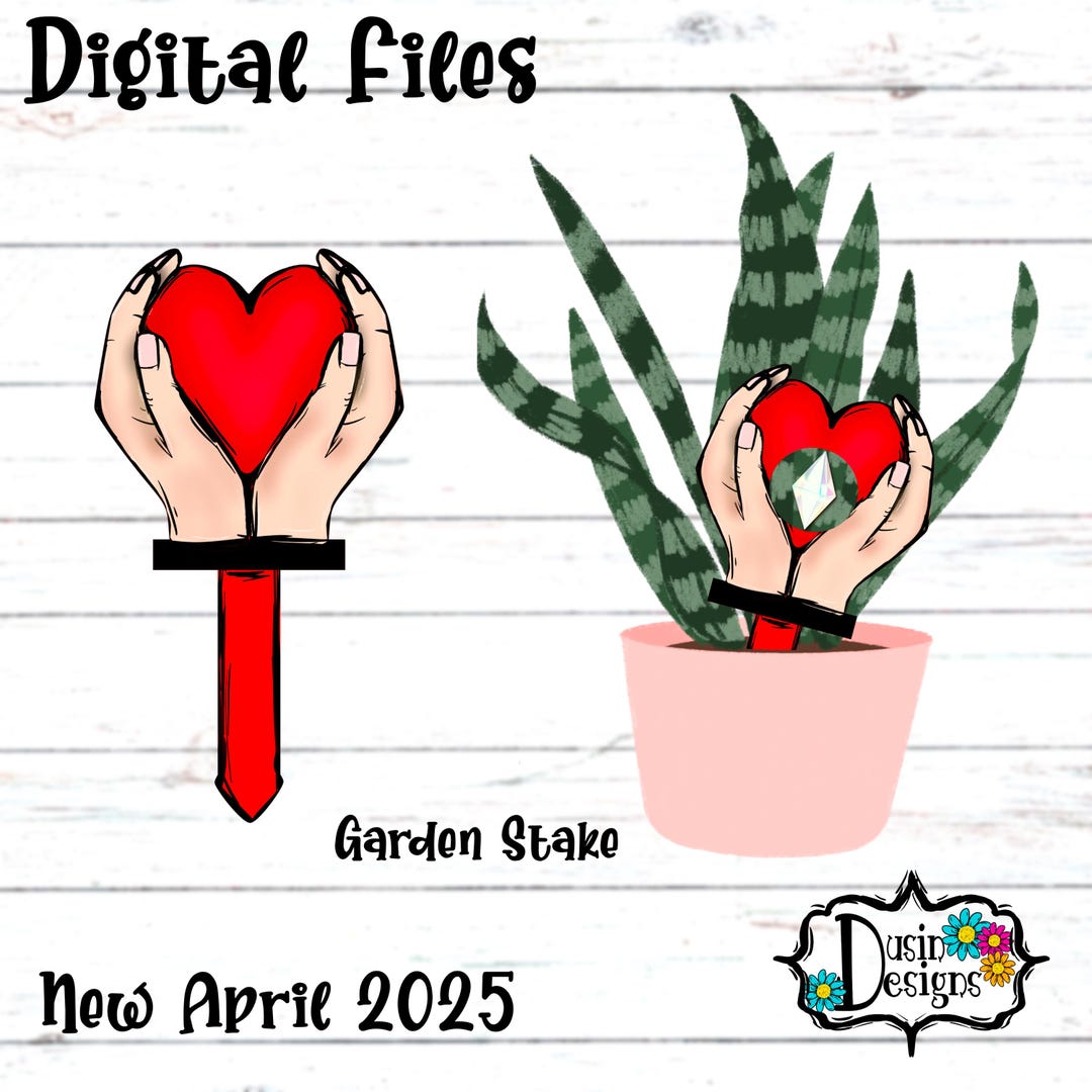 Hand Holding Heart Garden Stake PNG, Heart Garden Staks Garden Stake ...
