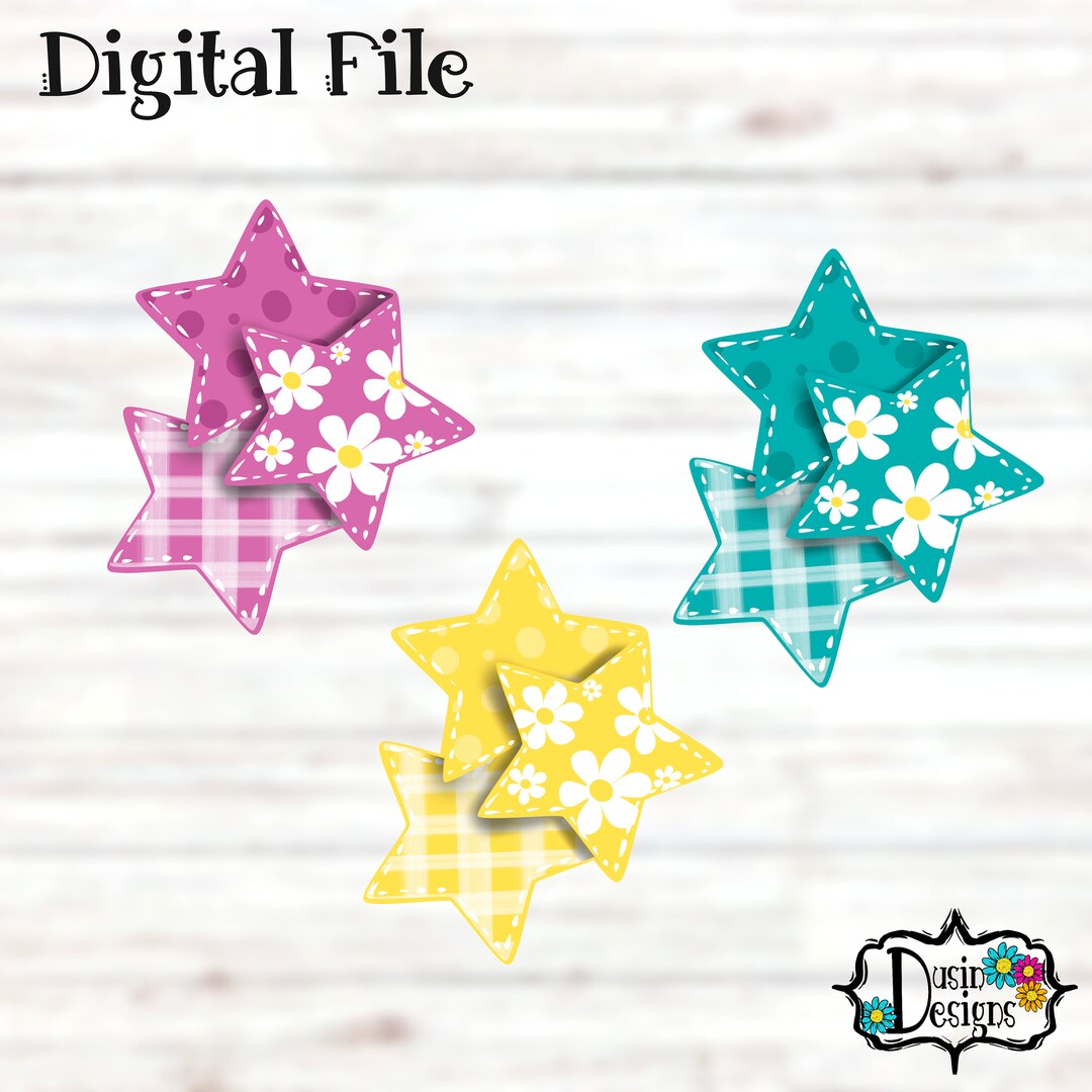 Star Trio PNG, Star PNG, 4th of July Star PNG, Star Earring Png - Etsy