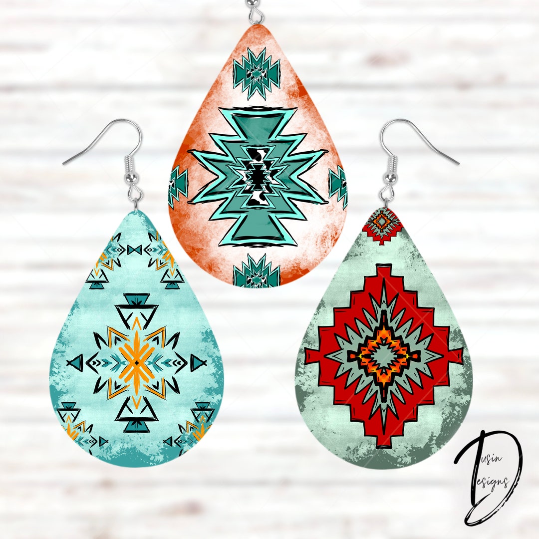 Teardrop Earring PNG, Western Earring PNG, Western Style, Western ...