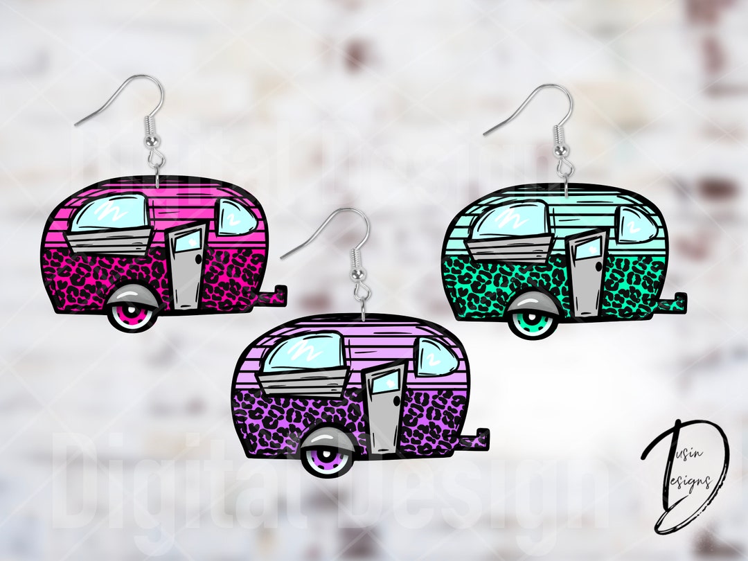 Camper PNG, Leopard Print Camper PNG, - Etsy