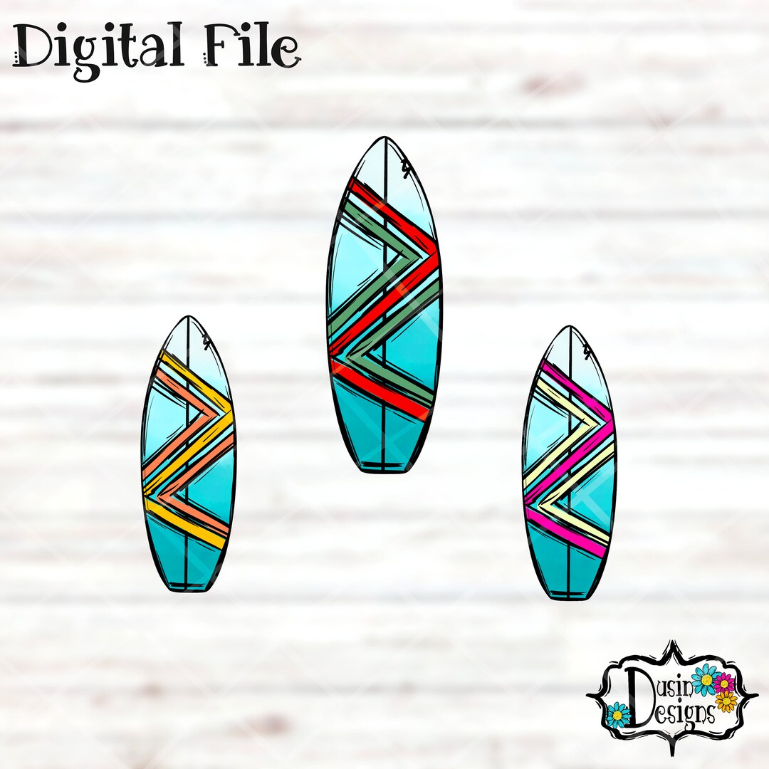Surfboard PNG, Geometric Surfboard Design, Surfboard Earring Png, Ocean ...