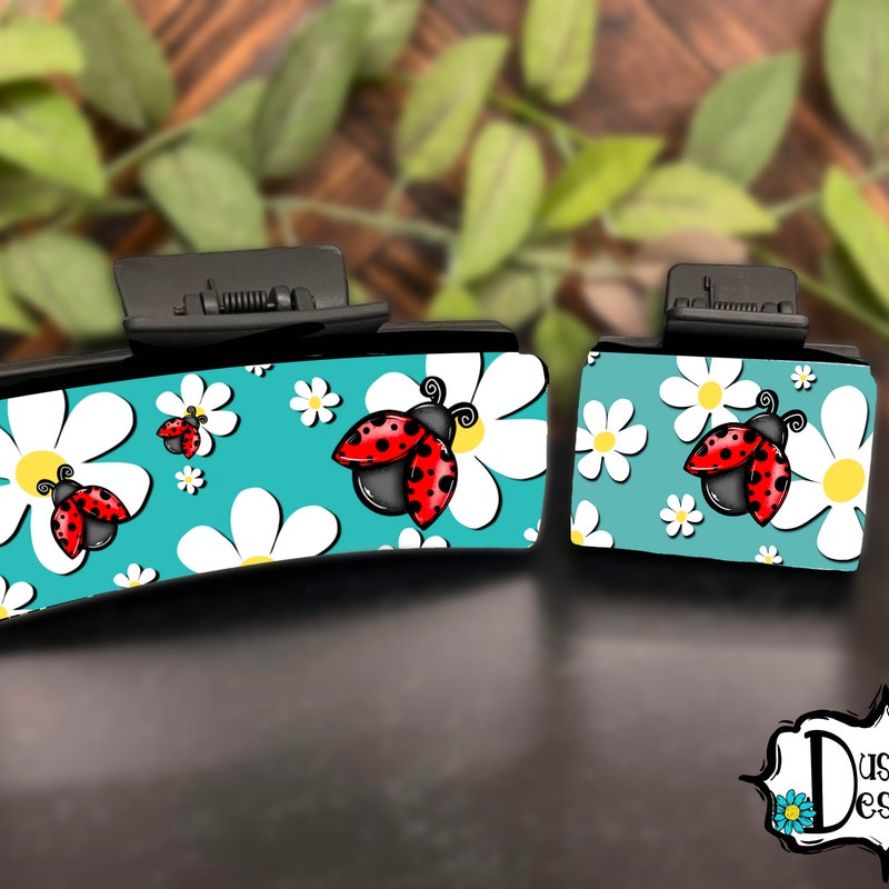 Ladybug Hair Clip - Etsy