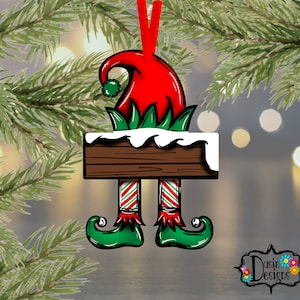 Elf Sign PNG, Elf Welcome Sign, Elf Holding Sign, Elf Badge Reel PNG ...