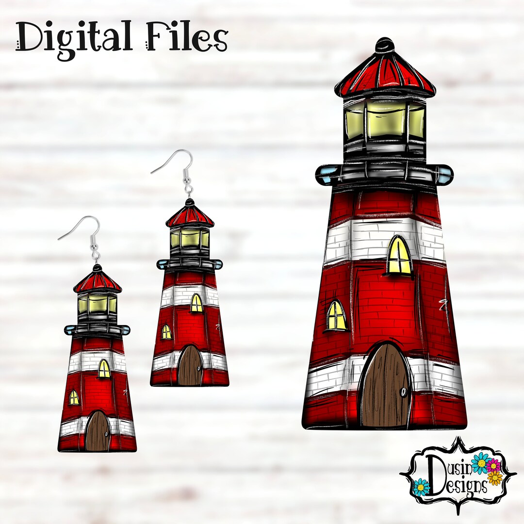 Lighthouse PNG, Hand Drawn Lighthouse PNG, Blue Lighthouse Drawing ...