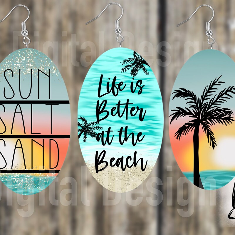 Oval Beach Art - Etsy