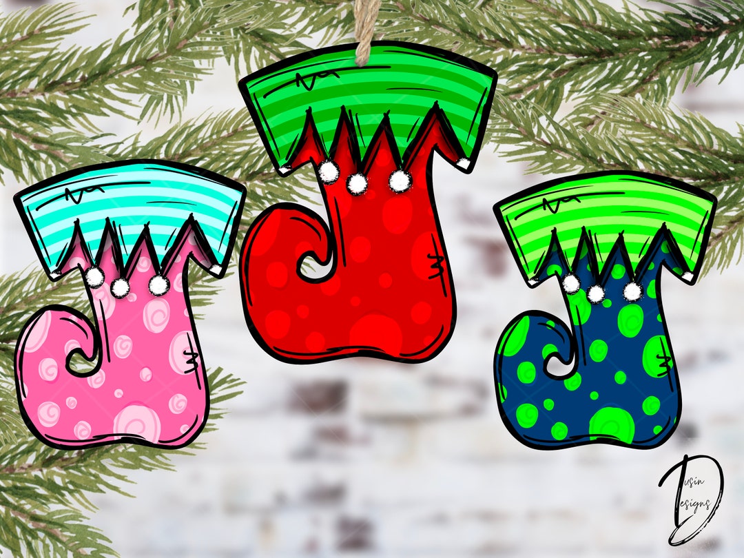 Swirl Stocking PNG - Etsy