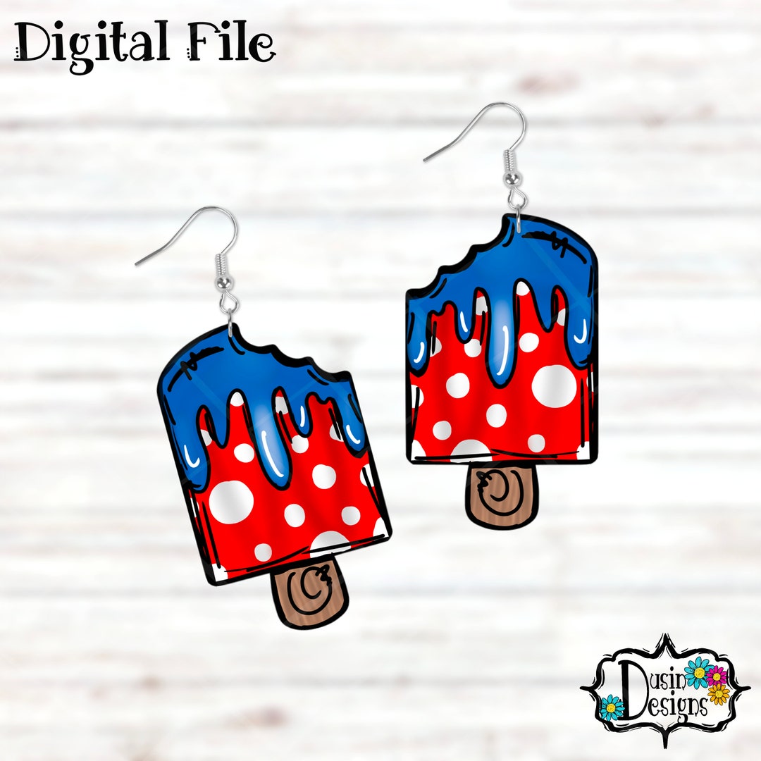 Popsicle Png, Patriotic Popsicle Design, 4th of July Png - Etsy