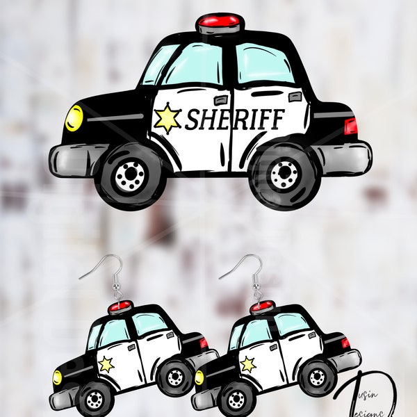 Sheriff Car Png - Etsy