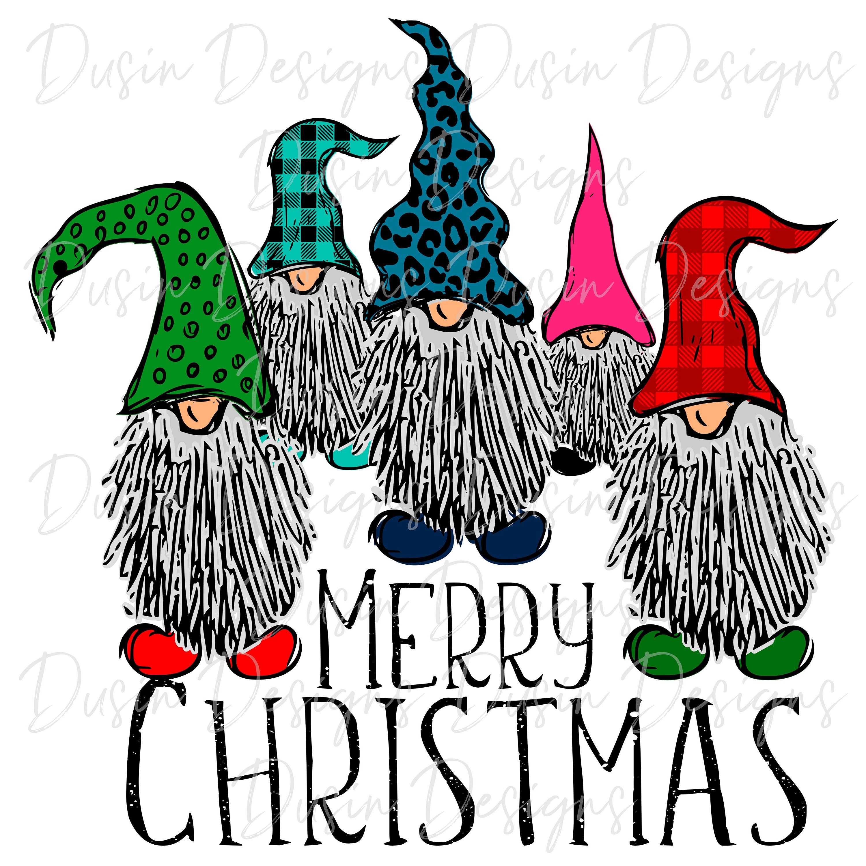 Merry Christmas PNG Christmas Gnomes Christmas Gnome Gnome | Etsy