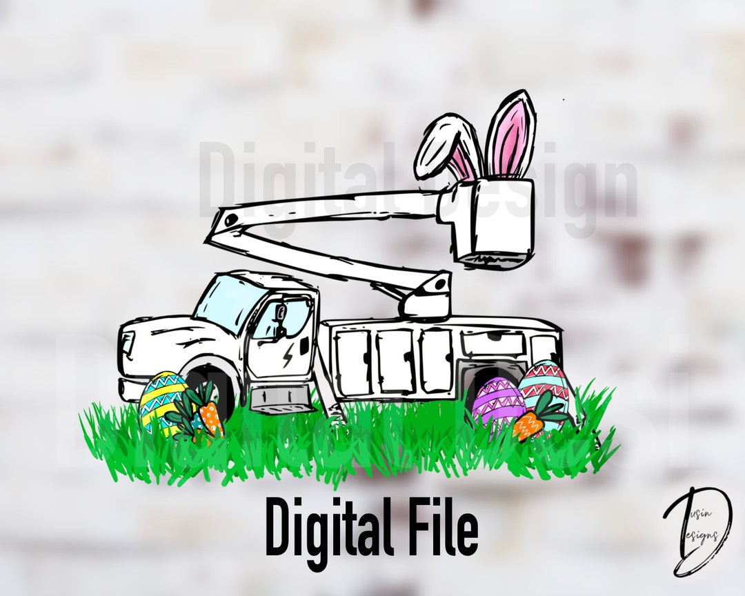 DIGITAL FILE, Lineman PNG, Easter Lineman, Lineman Printable, Linewife ...