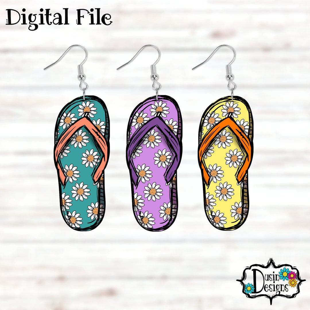 Flip Flop PNG, Cow Flip Flop, Cheetah Print Flip Flop PNG, Plaid Flip ...