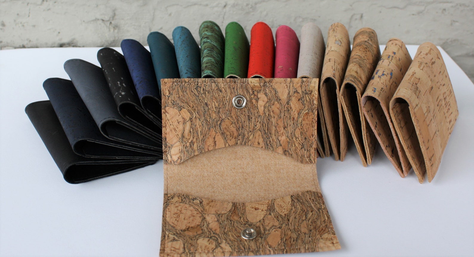 Cork Card Holder/ Snap Card Holder / Business Card Holder/Card | Etsy