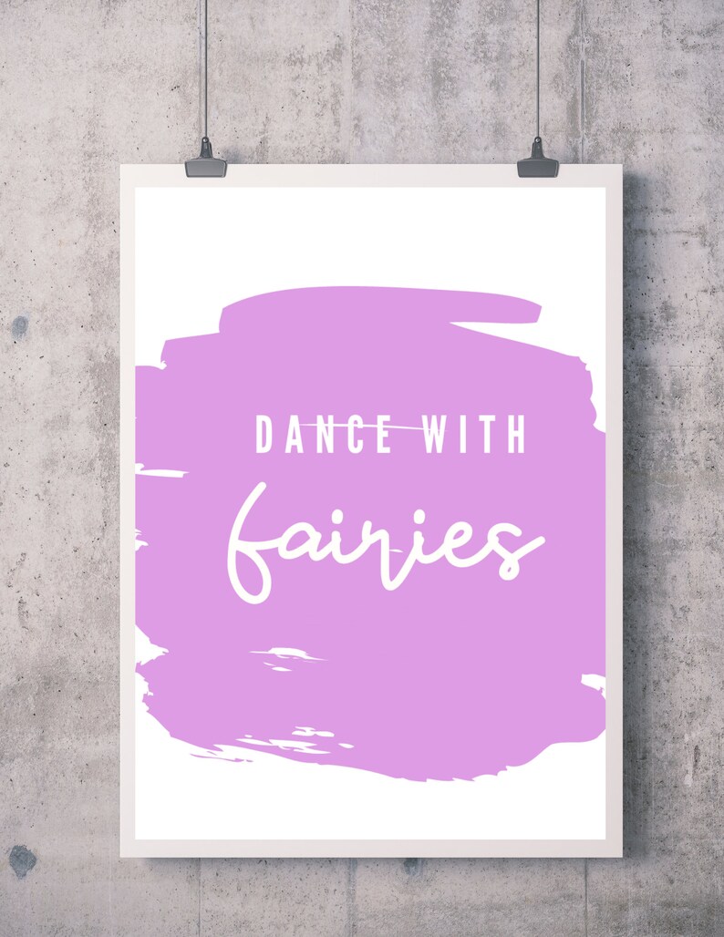 Girls Room | Unicorn | Rainbow | Printable | Rustic | Wall Art ...