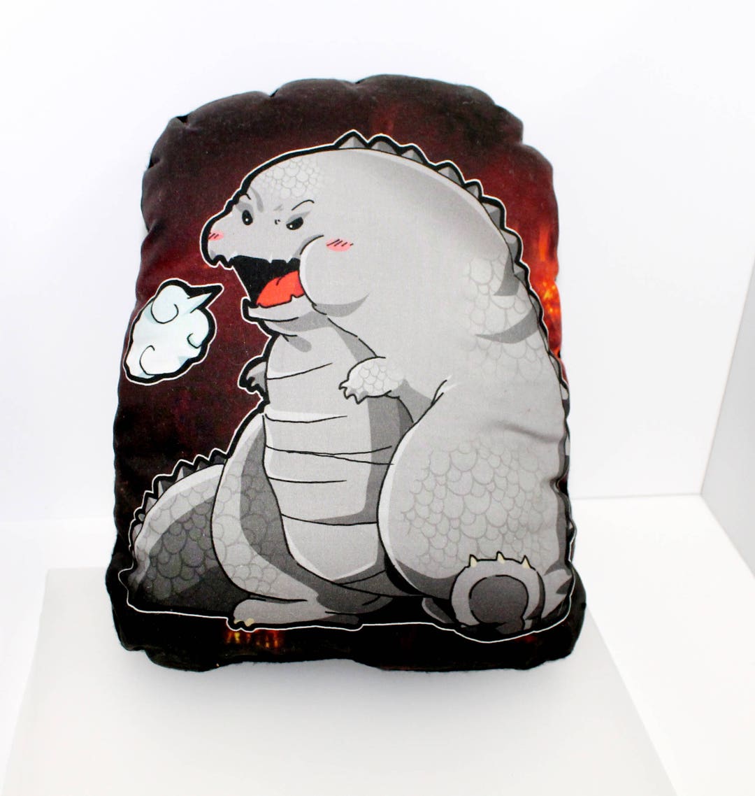 Fat Godzilla Kaiju Stuffed Chibi Plushie Pillow - Etsy