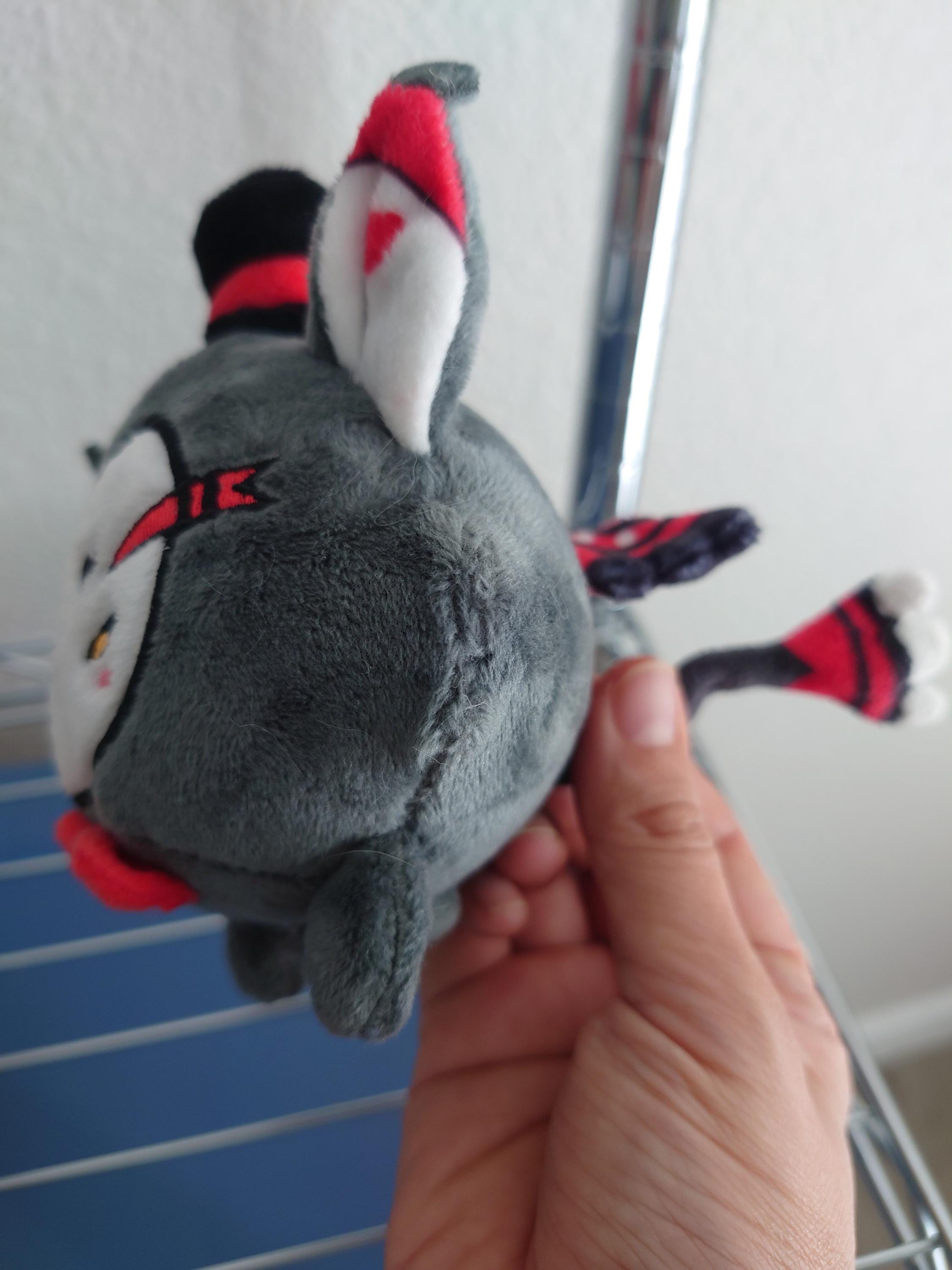 Hazbin Hotel Alistor Husk Angel Magnet Sits on Your Shoulder Plushie ...